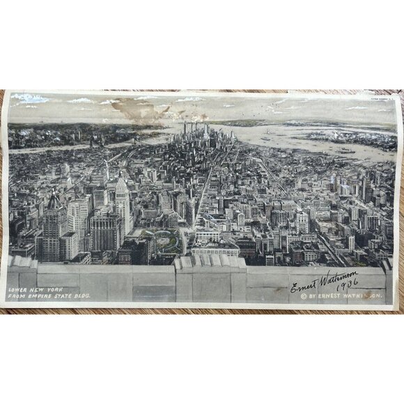 Ernest Watkinson | Art | 936 Nyc Photo By Ernest Watkinson Signed Taken ...